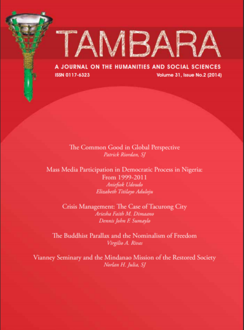 Volume 31 Issue No. 2 | Tambara