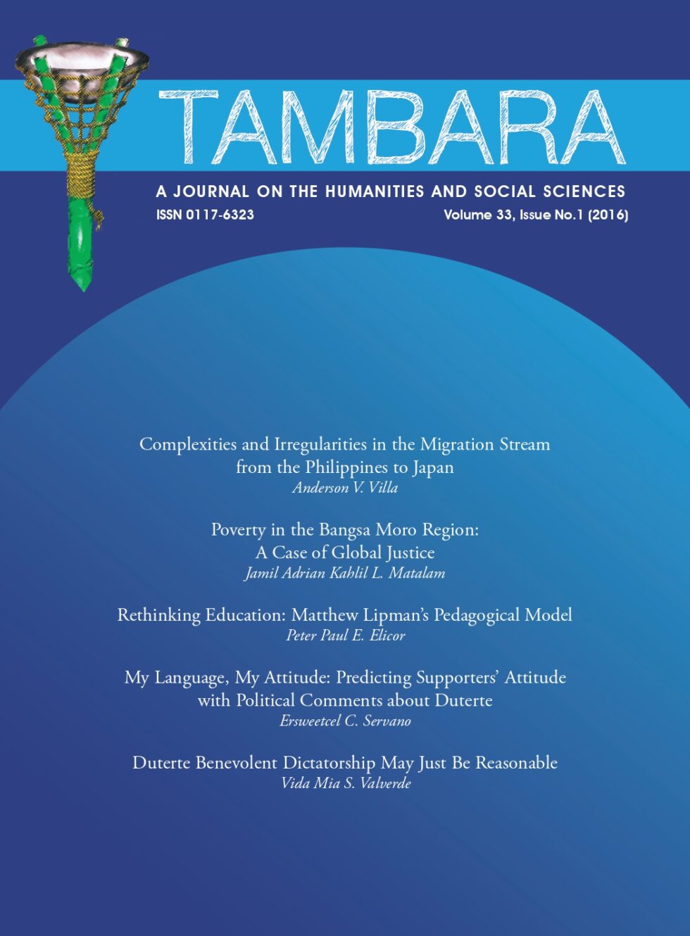 Volume 33, Issue No. 1 | Tambara